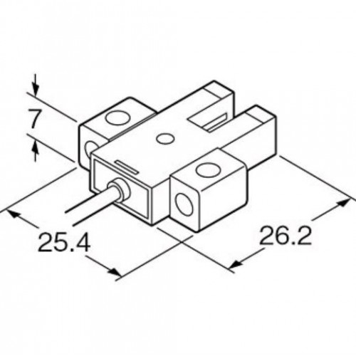 Sunx K-Type Micro Photoelectric Sensor with Cable PM-K44